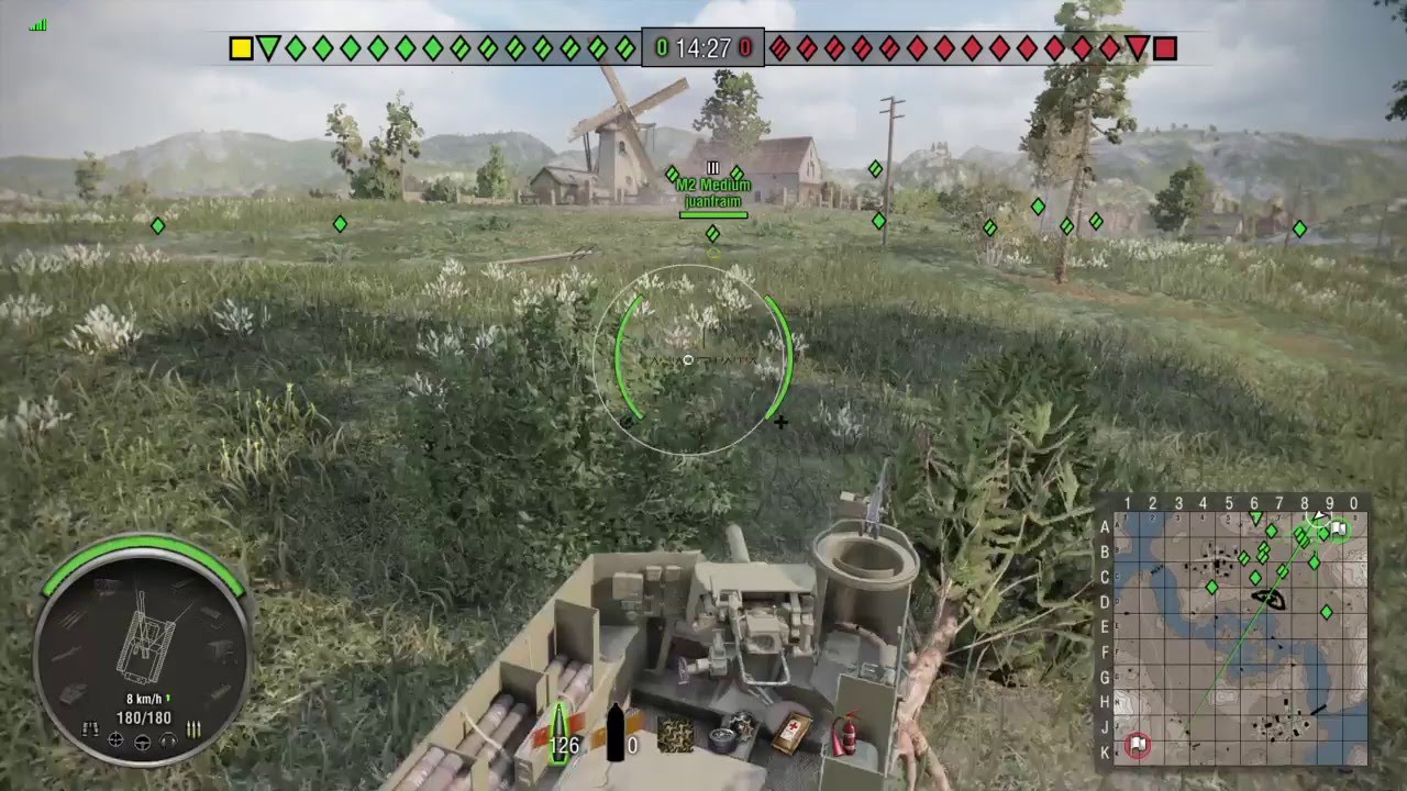 World of Tanks Playstation: Arty M37 6 Kills Swamp - YouTube
