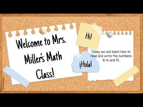 Read and write the numbers 8, 9, and 10- Learn with me! - YouTube