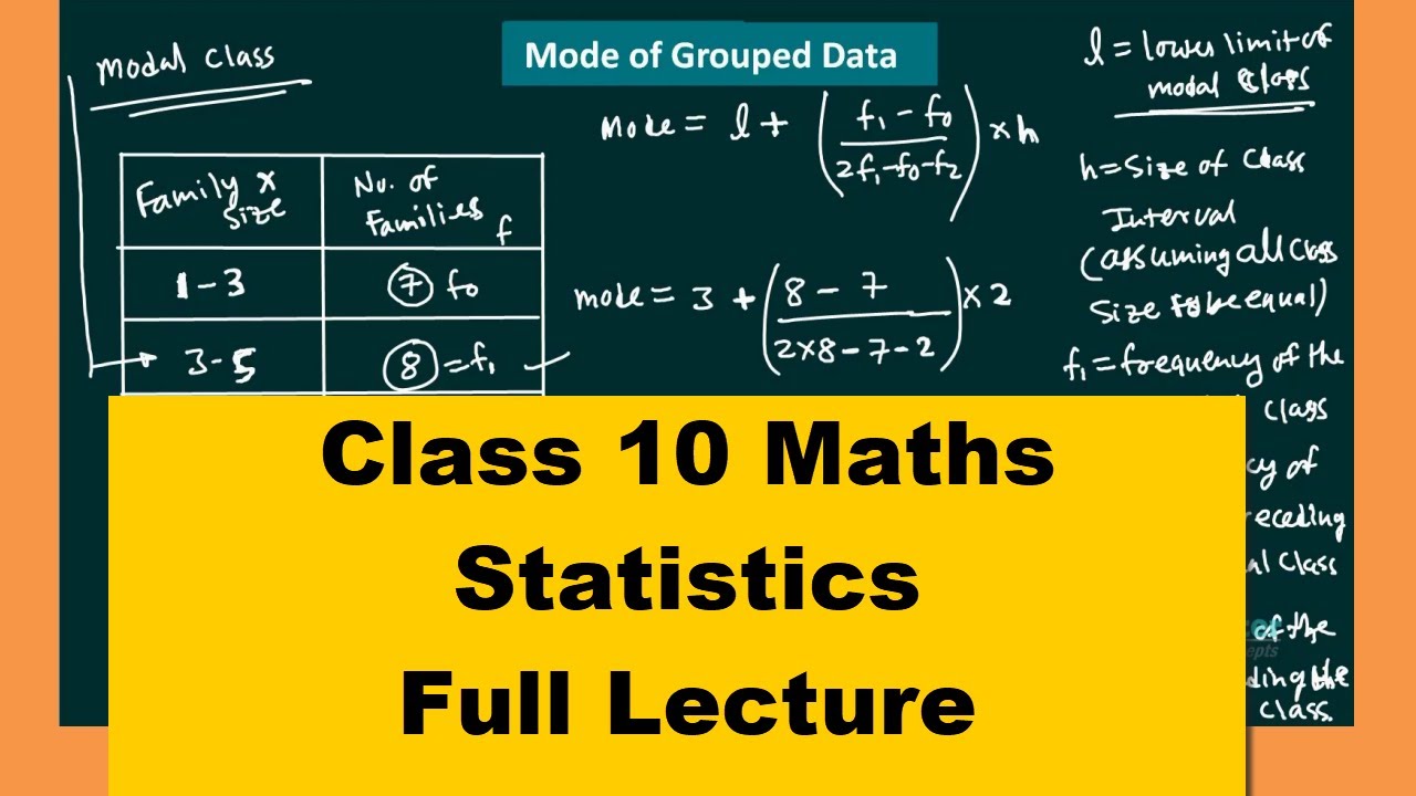 Class 10th Maths Statistics - YouTube