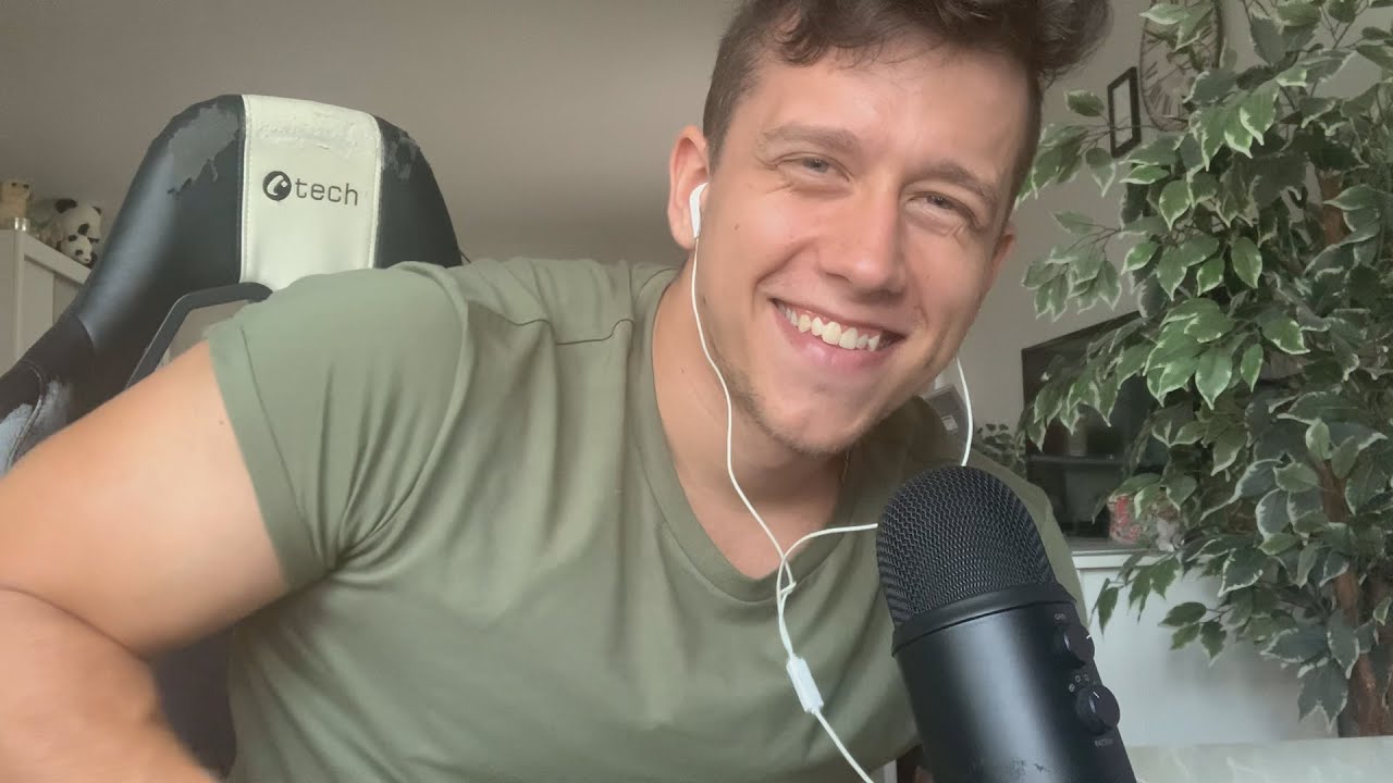 Muscle Guy Trying ASMR pt.4 // Male Triggers, Whispering - YouTube