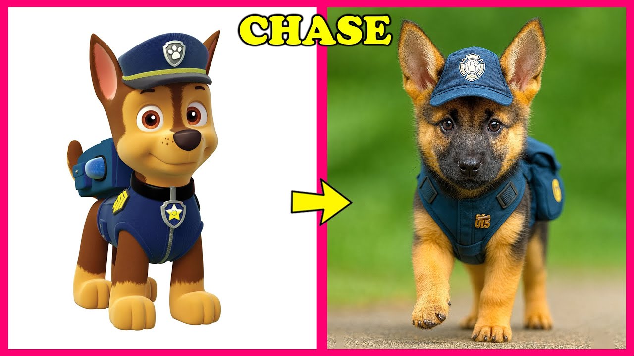 PAW Patrol Pups IN REAL LIFE - YouTube