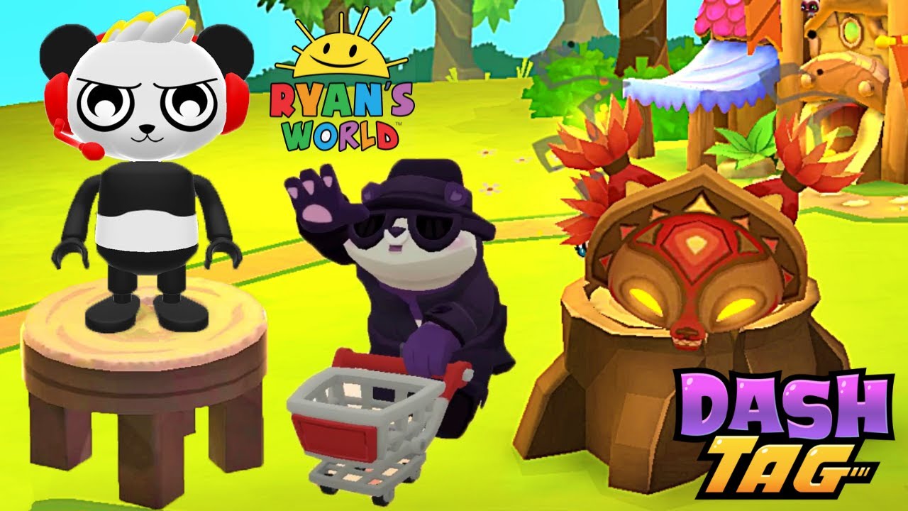 Tag with Ryan vs Dash Tag - Combo Panda vs Ash Super Rare Ryan Pet All ...