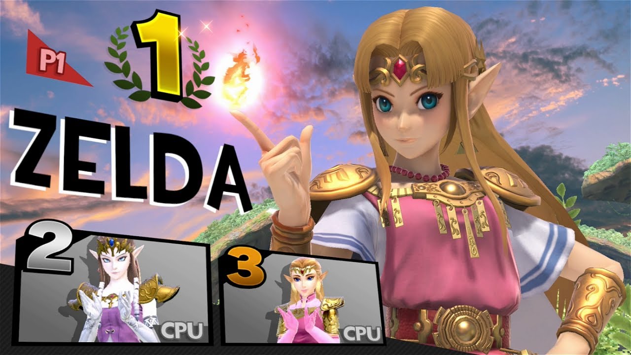 SSBU - All Smash Zelda's Reincarnations Victory Animations - YouTube