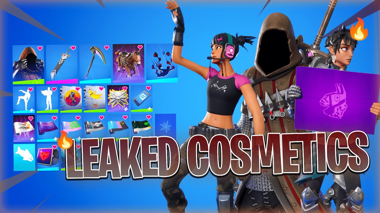 All New Leaked Fortnite Cosmetics Showcased! (Swamp Knight) [23.50 ...