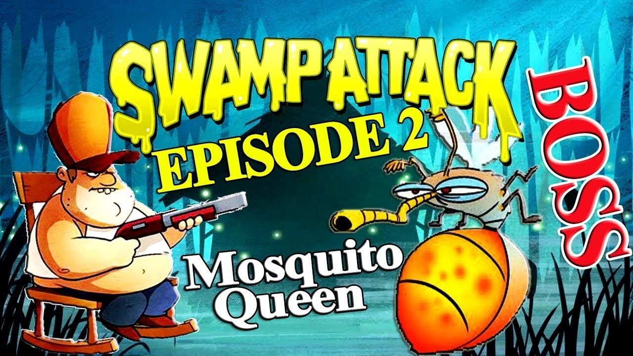 Fight Against **Giant Mosquito Queen** in Swamp Attack!!!(Boss EP2 ...