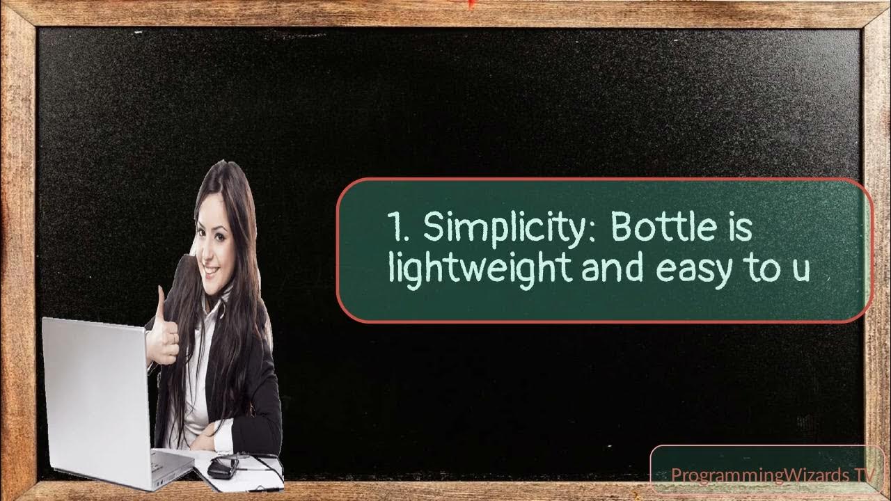 Bottle Web Framework - Python Frameworks 05 - YouTube