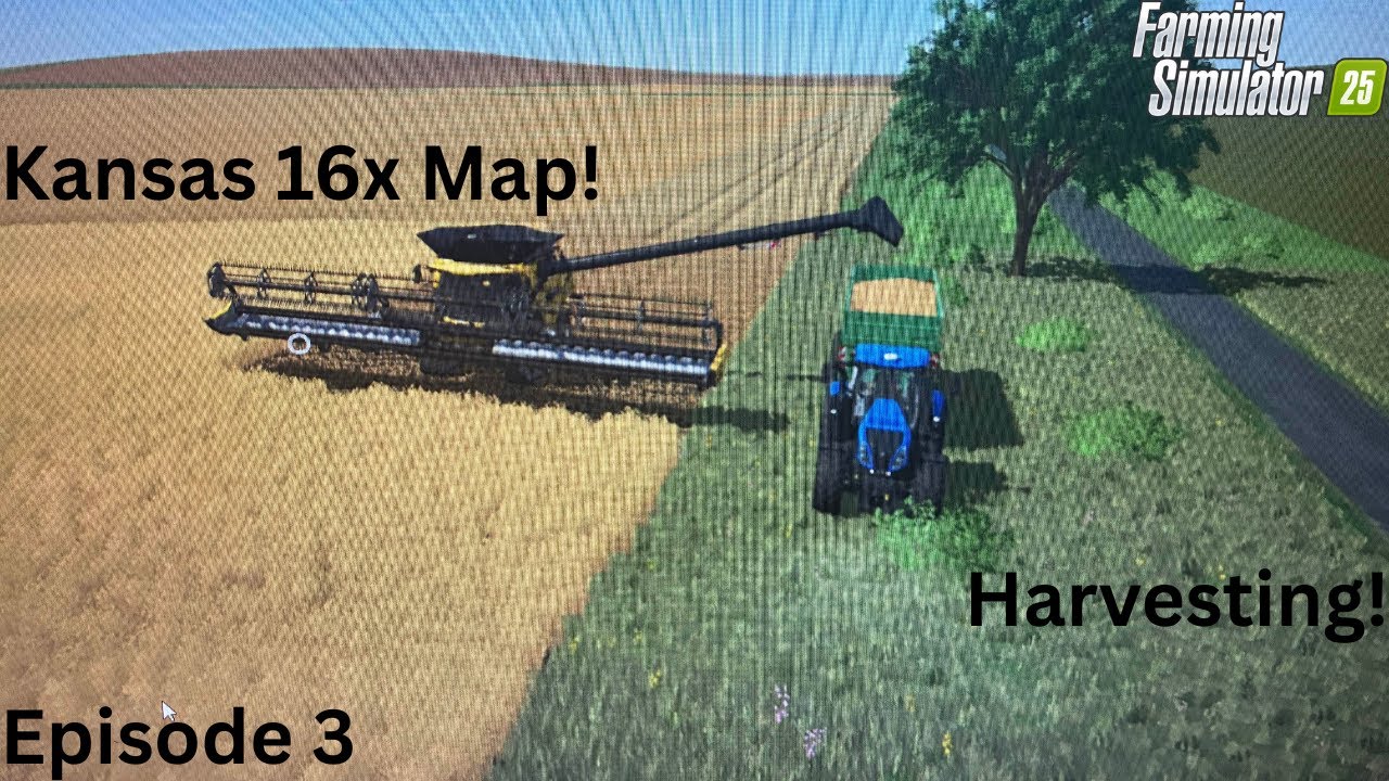 Still Harvesting And Ish Almost Done On Kansas 16x map On Farming ...