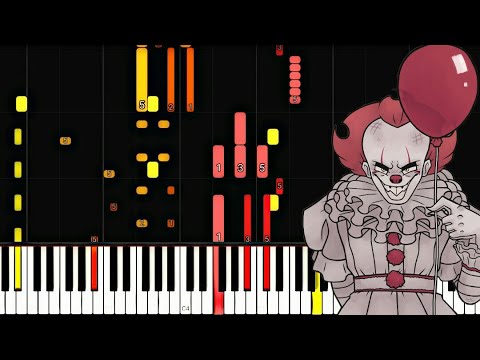 IT - Pennywise theme #2 (piano tutorial Synthésia) - YouTube