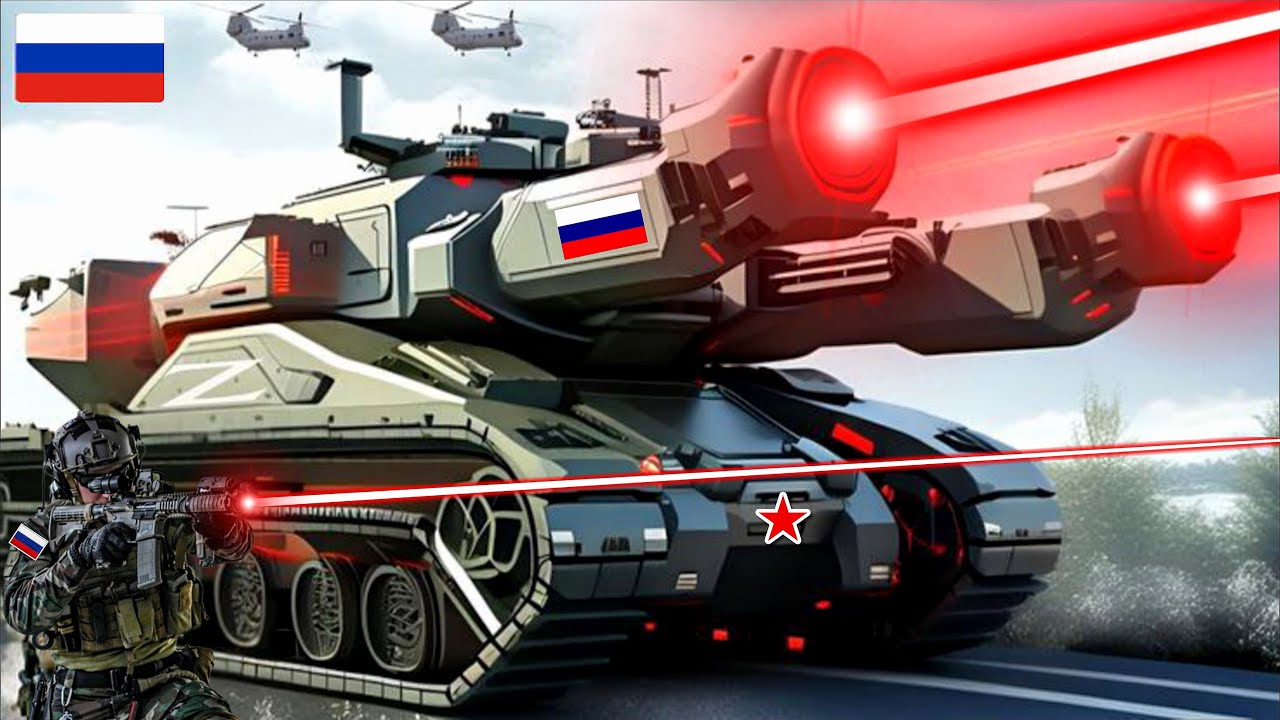 Shock the world! Russian Turbo-Powered Laser Tank Destroys Ukrainian ...