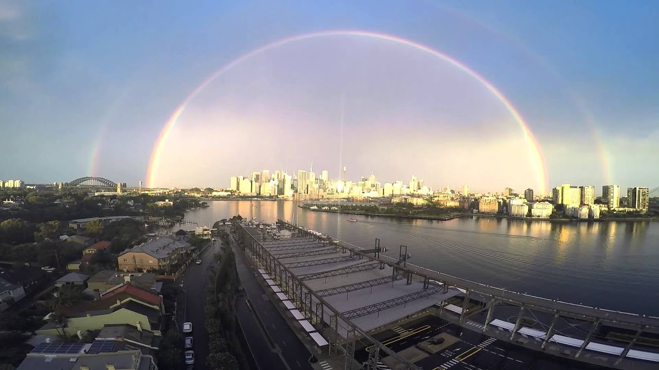 Sydney Double Rainbow - YouTube