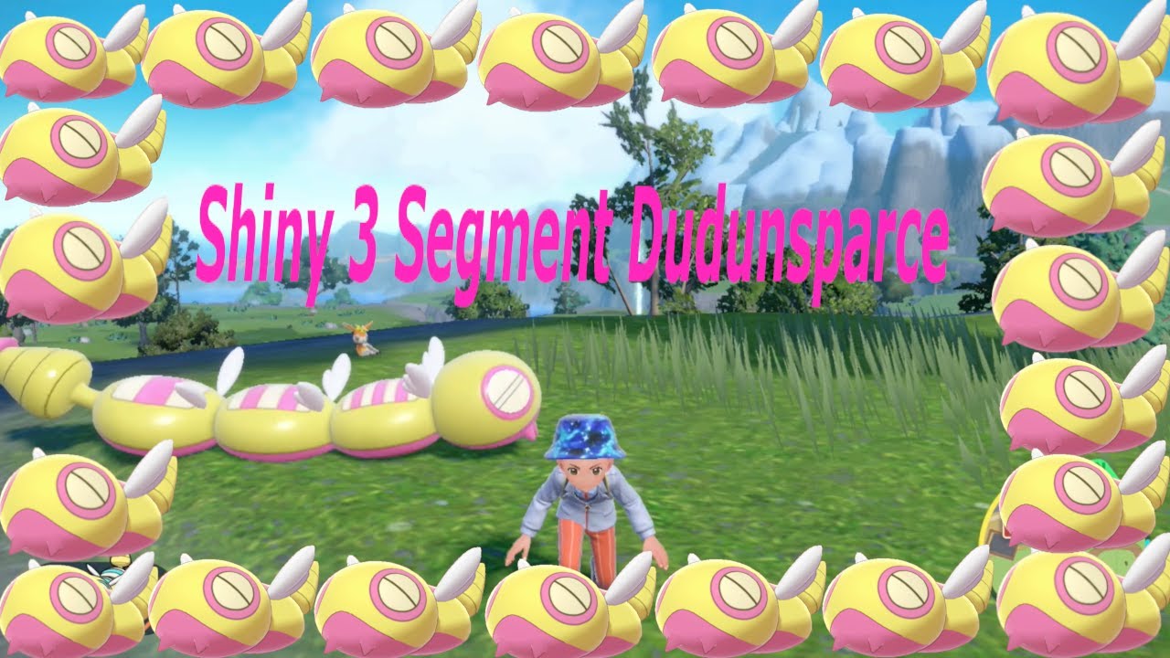 I finally found the Rare 3 Segment Shiny Dudunsparce after 40 plus ...