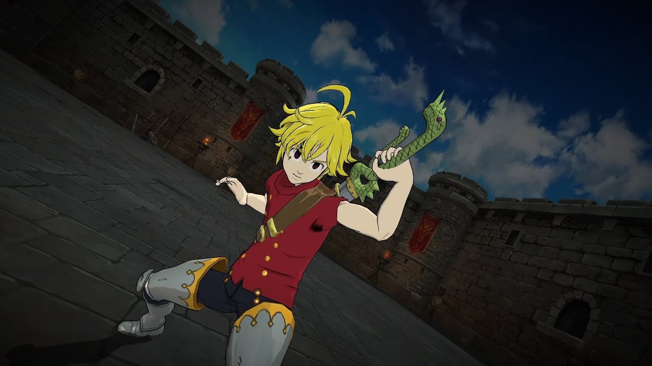 Master Meliodas Skills - Red Shirt Outfit Awekened - YouTube