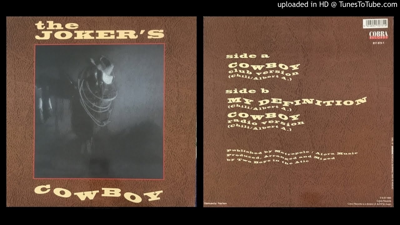 The Joker’s – Cowboy (Club Version – 1993) - YouTube