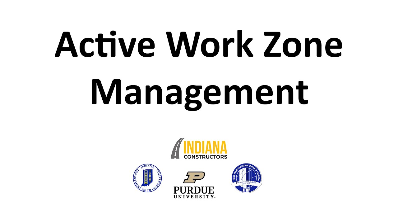 Active Work Zone Management - YouTube