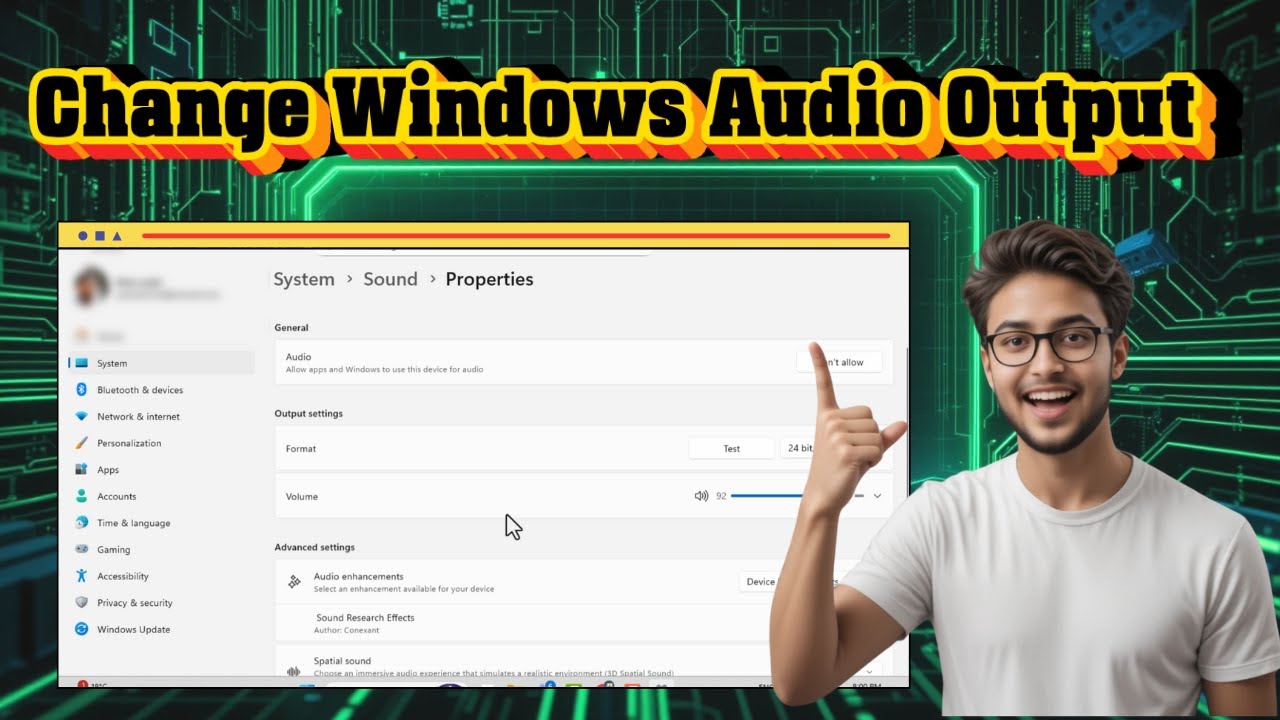 How To Change Audio Output In Windows 11 | Step-by-Step Guide (2025 ...