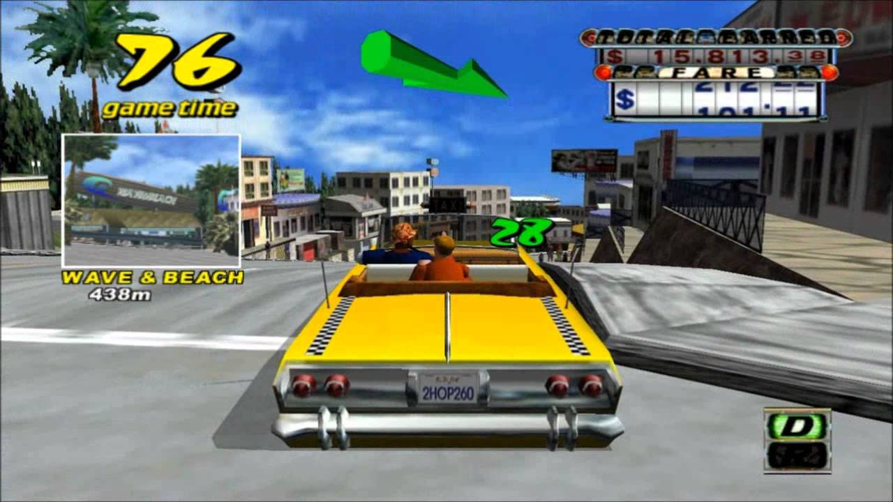 Retro Plays: Crazy Taxi Rank: CRAZY!!! With B.D. Joe - YouTube
