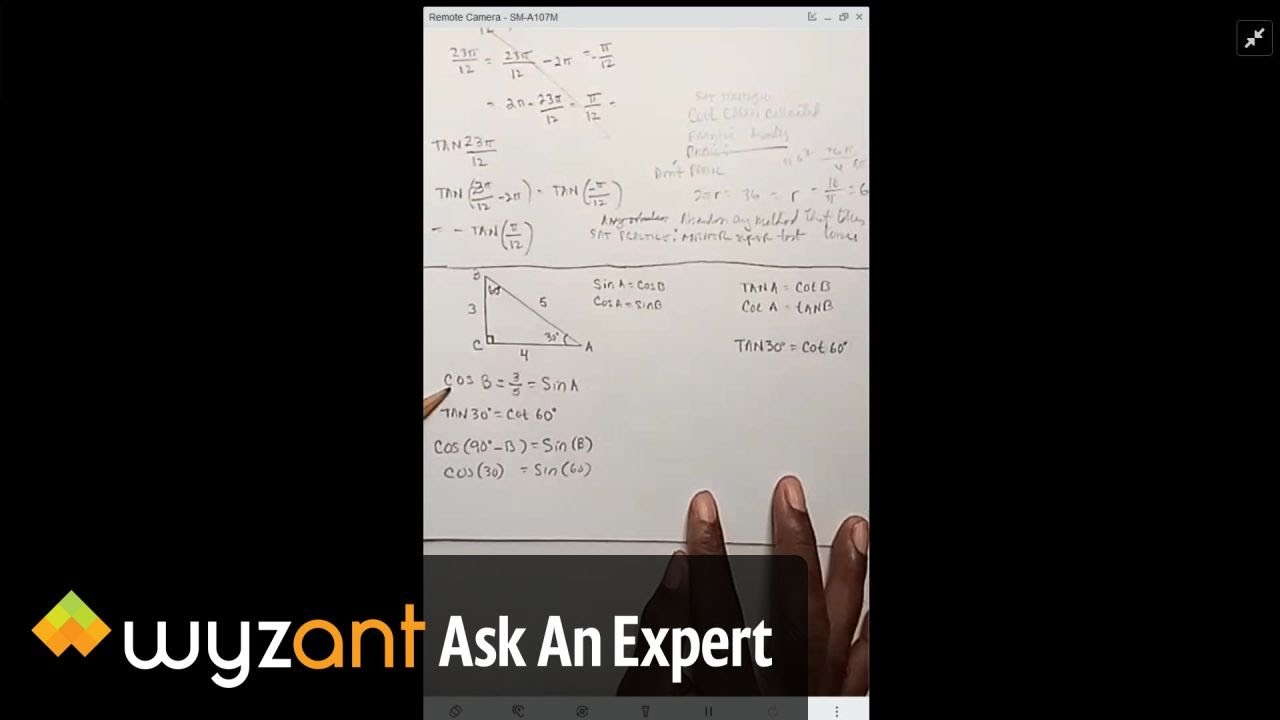 Please learn this obscure Trig relationship for the SAT - YouTube