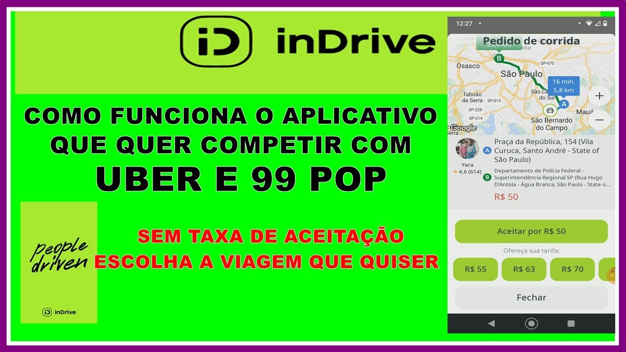 INDRIVE - Tudo sobre o aplicativo que veio pra competir com uber e 99 ...