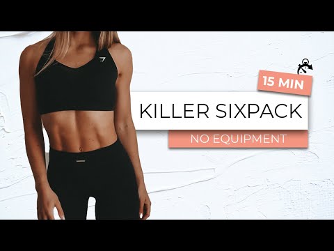 15 MIN KILLER SIXPACK - intense abs workout - no repeat