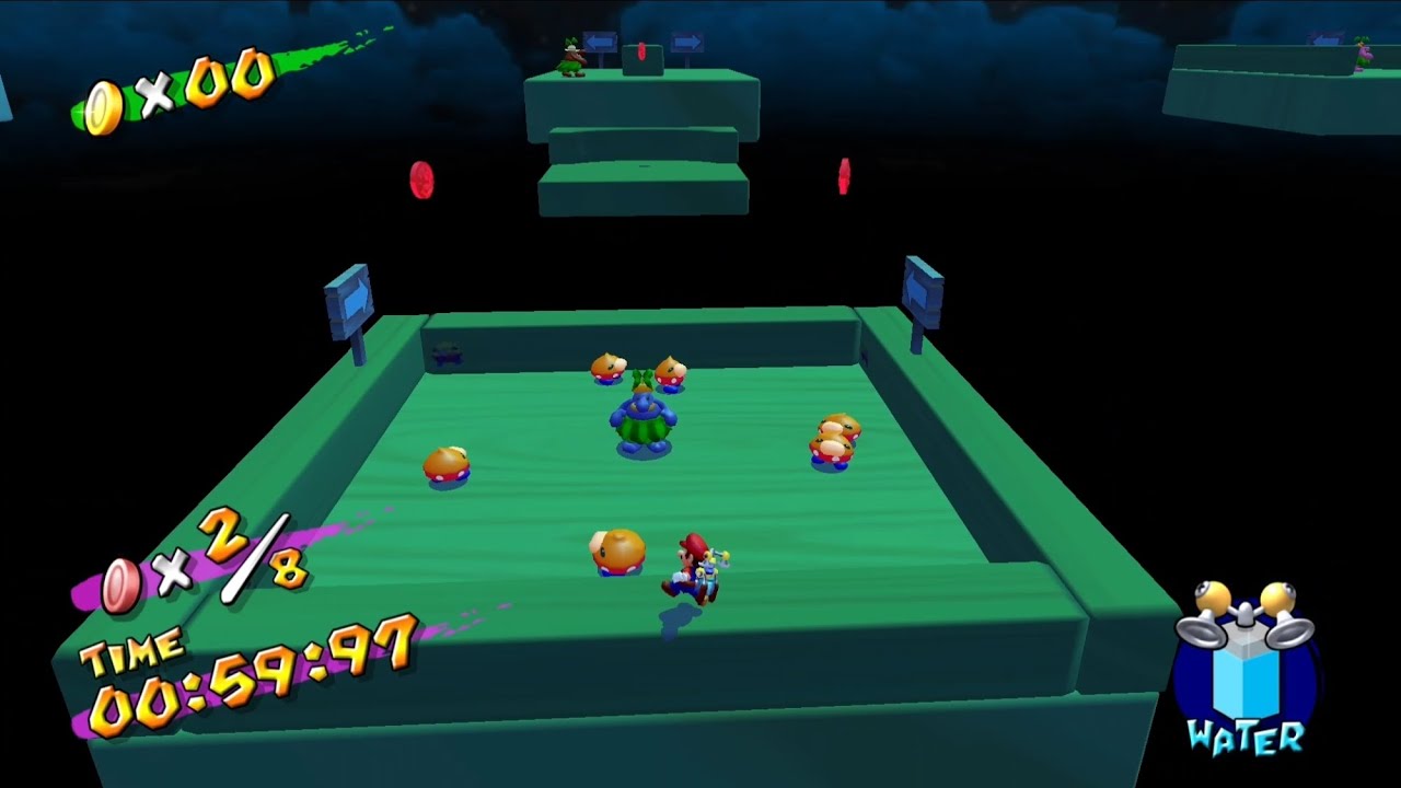 Super Mario Sunshine☀️: Red Coin Shine Sprite in Secret of the Village ...