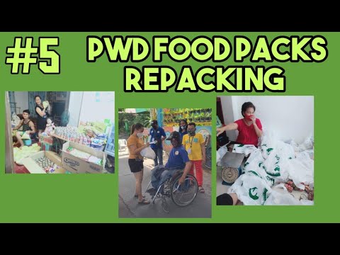 Ayuda PWD FOOD PACKS REPACKING - YouTube