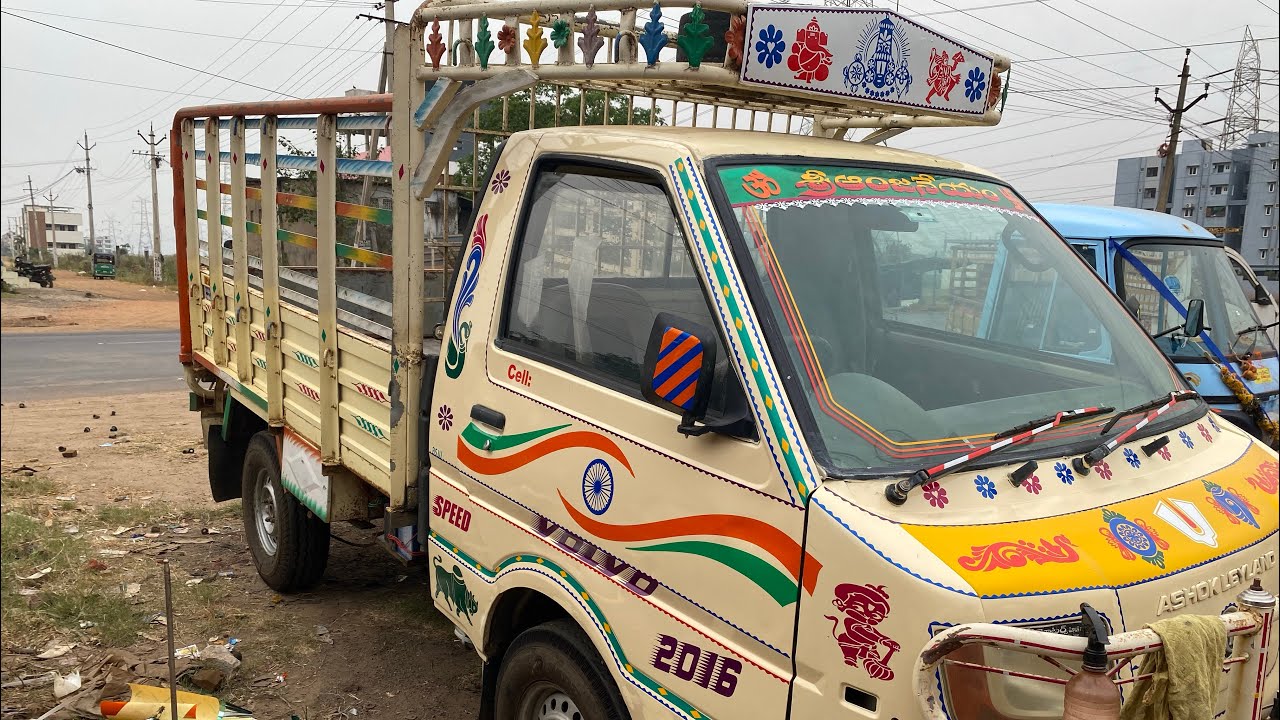 Dost vehicle ammabadunu # and front body stickering work - YouTube