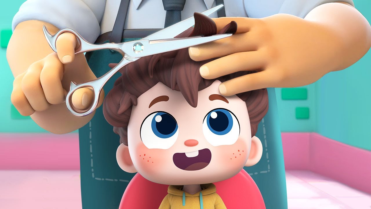 Baby's First Haircut | Good Habits for Kids | Nursery Rhymes & Kids ...