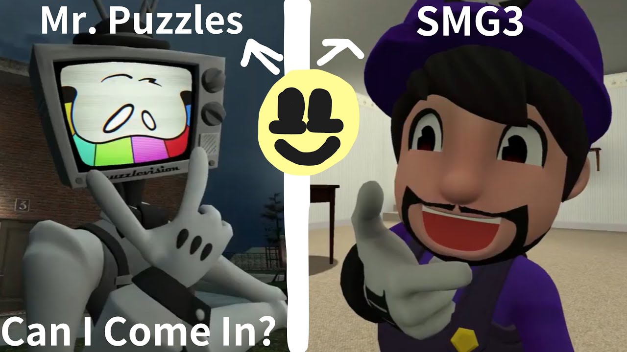 Interesting Clips: Can I Come In? ( Mr. Puzzles and SMG3)(SMG4 ...