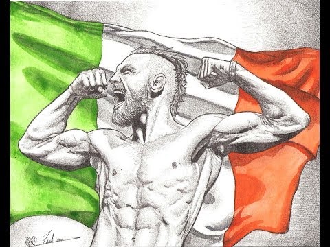 Conor McGregor - UFC - A Dredfunn Pencil - Photorealism - Time Lapse Art