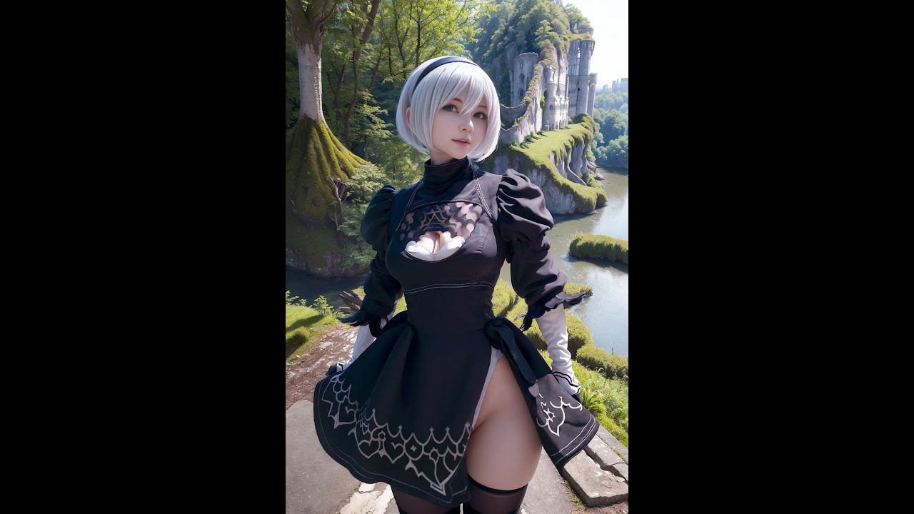 Ai Cosplay: NieR 2B AIコスプレ 2B 2023-05-28 Full version - YouTube