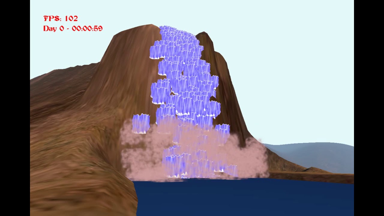 First Waterfall in Godot - YouTube