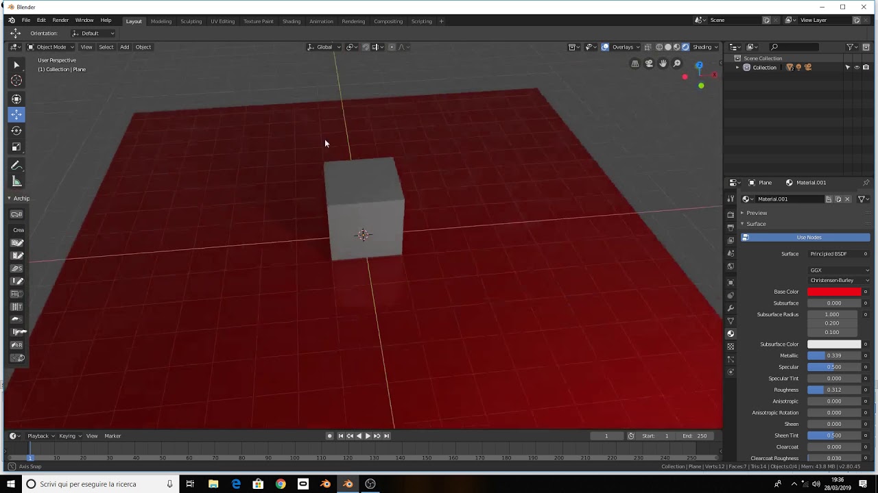 Blender 2.80 - Lezione 6 - YouTube