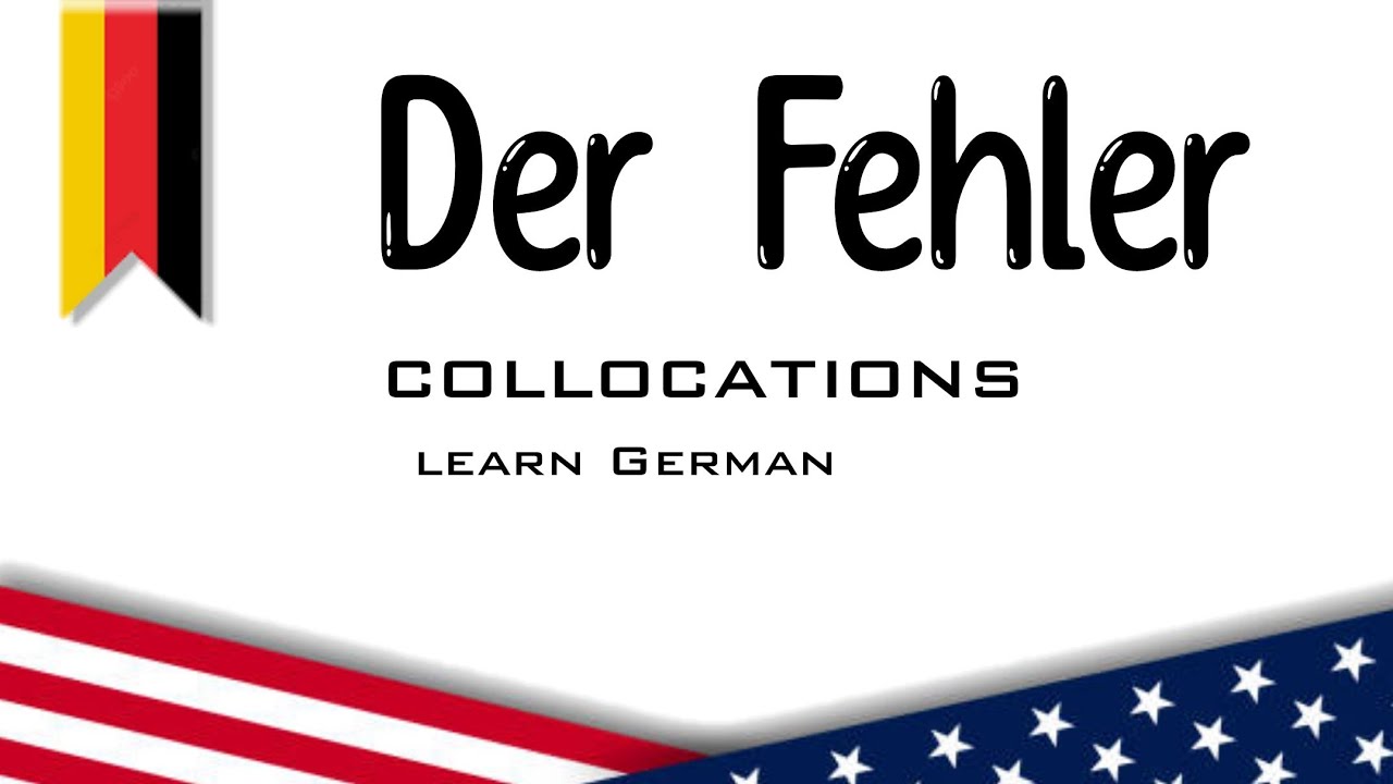 how to use the word ''der Fehler'' in German | 30 sample sentences ...