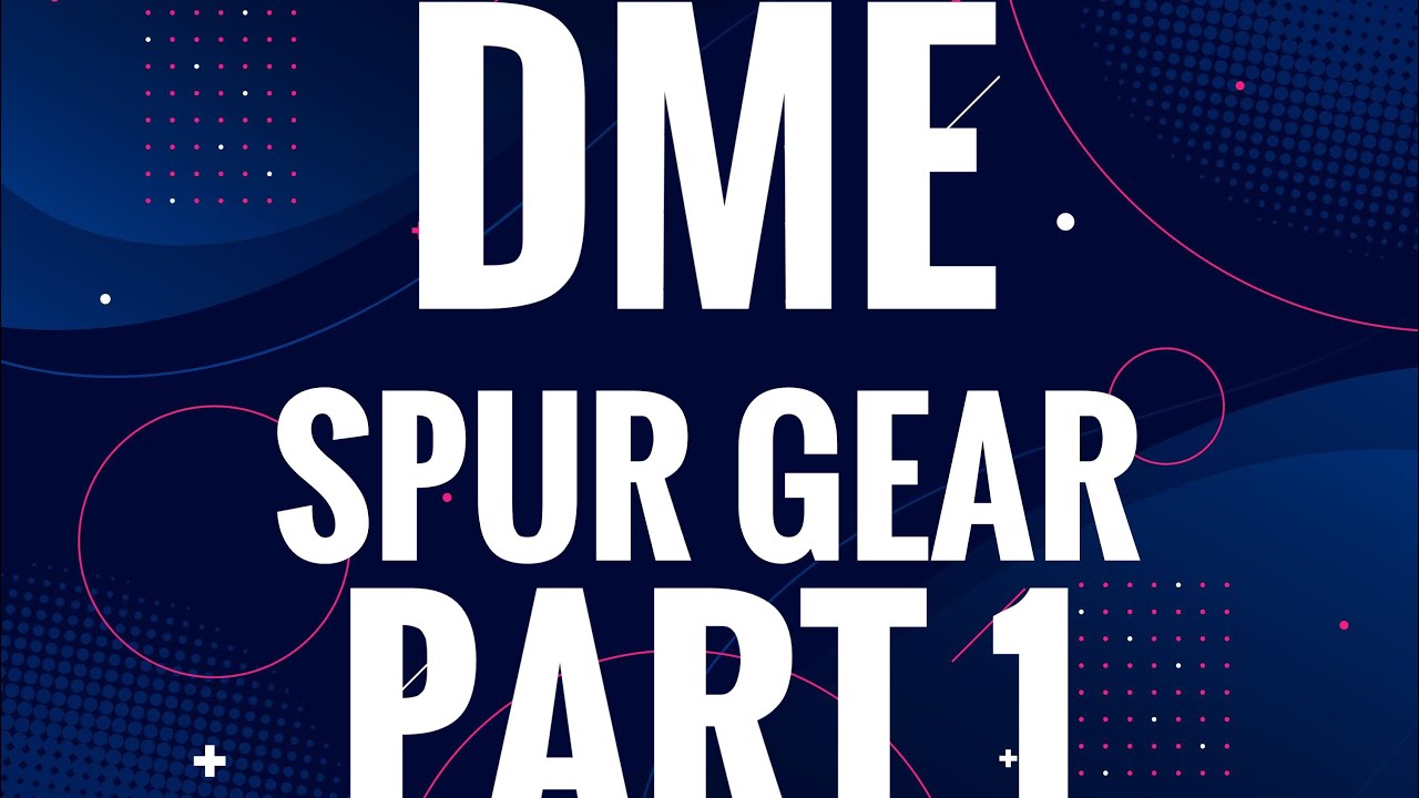 KTU-DME-SPUR GEAR-PART 1- DATA BOOK - YouTube