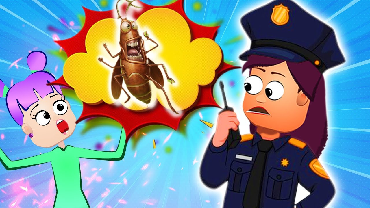 Police Help Insects 👮‍♂️😱🚨 | Nursery Rhymes & Kids Songs - YouTube