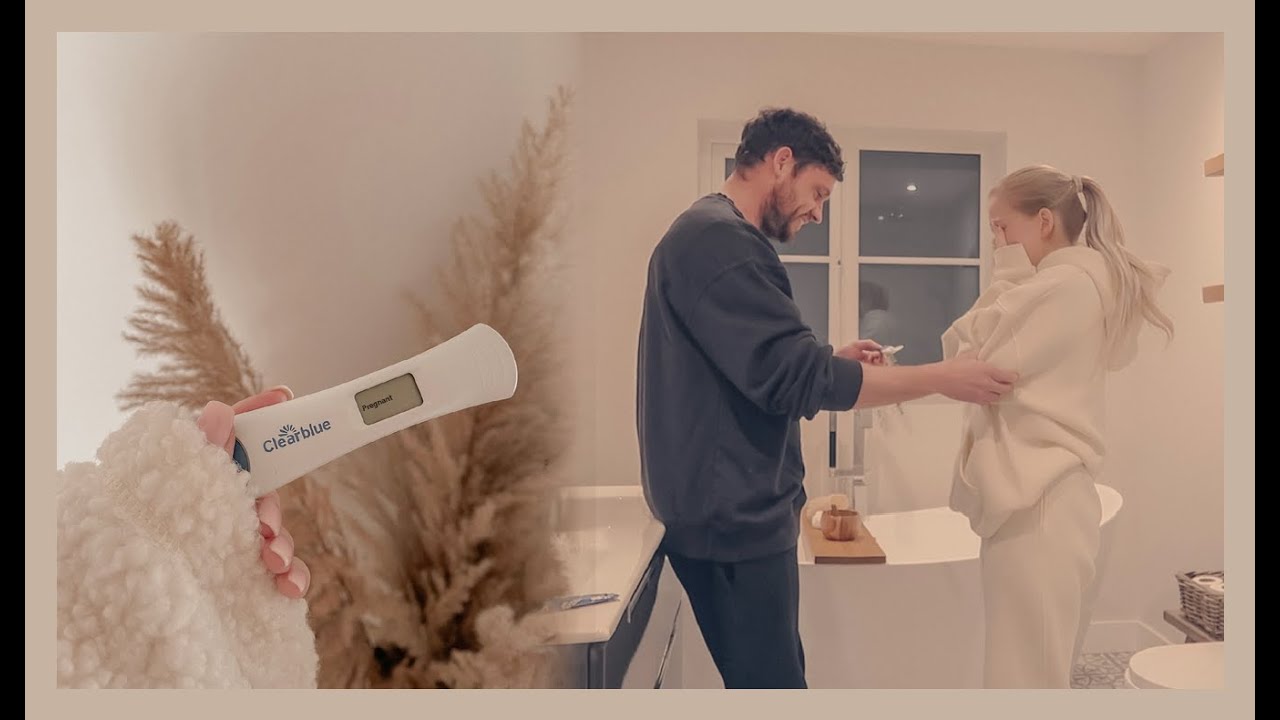 FINDING OUT WE'RE PREGNANT (TOGETHER) *EMOTIONAL* - YouTube