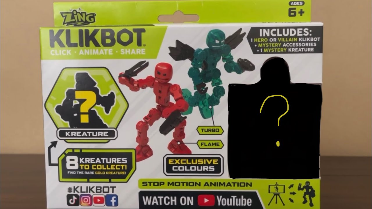 UK Exclusive Klikbot and Kreature Pack Unboxing and Review - YouTube