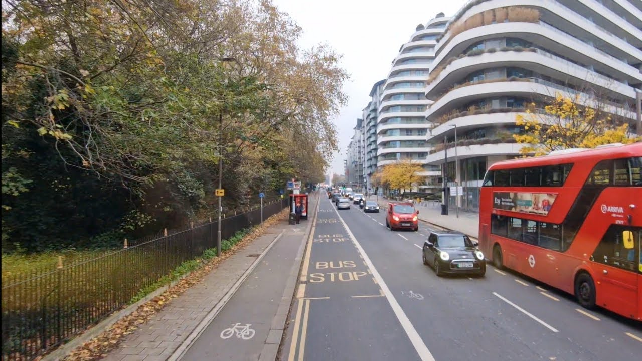 LONDON Bus Ride - ROUTE 44 from TOOTING to VICTORIA - YouTube