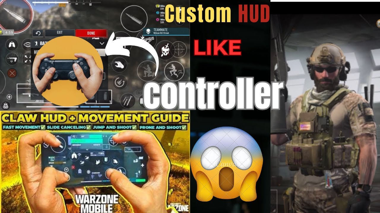 Best Custom HUD ☠️ |COD Warzone | Controller |Gameplay #gaming # ...