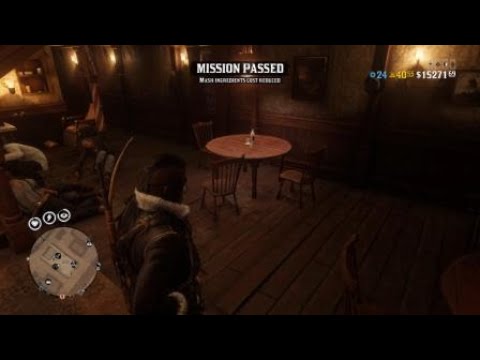 RDR2 Moonshine Mission Bar Fight - YouTube