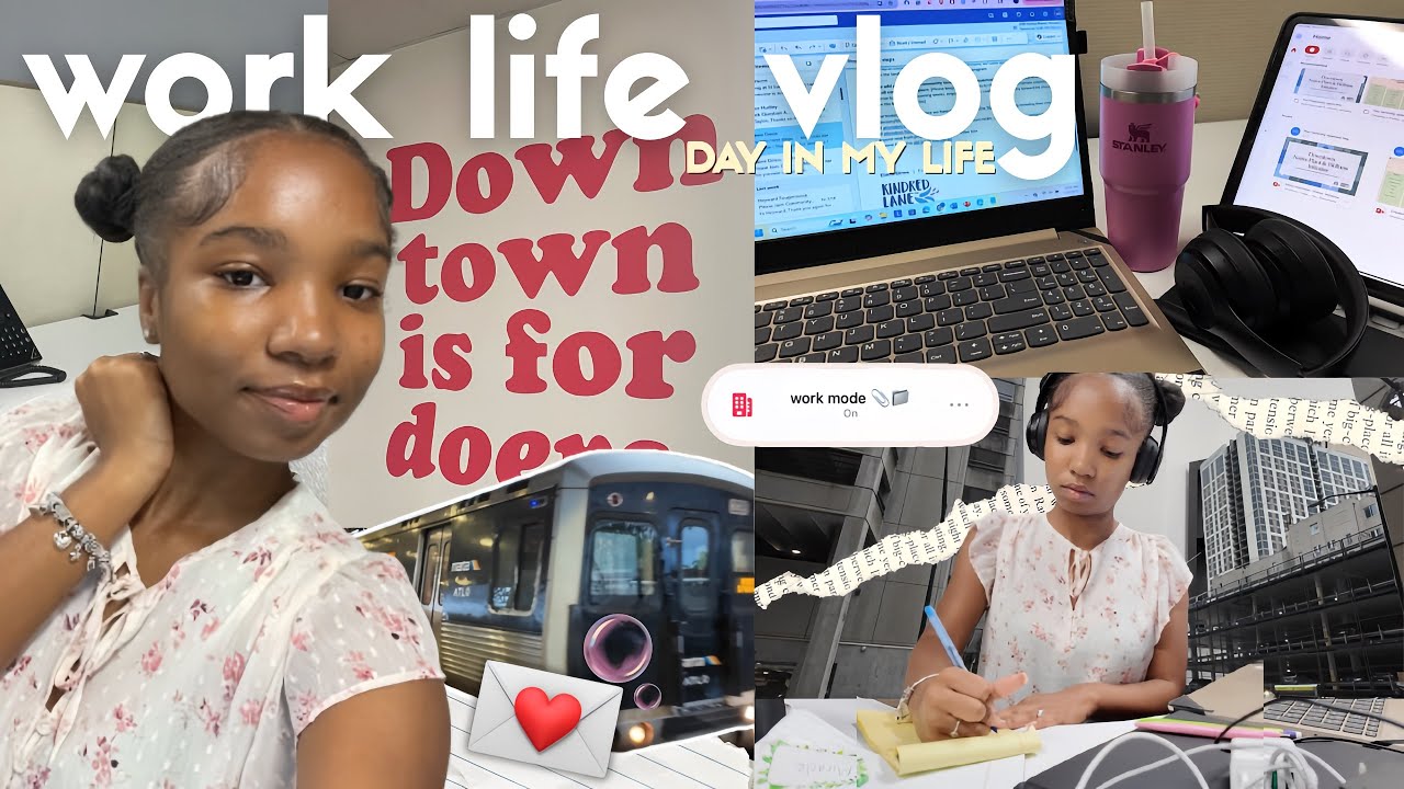 day in my life working downtown atlanta as a intern | office job ...
