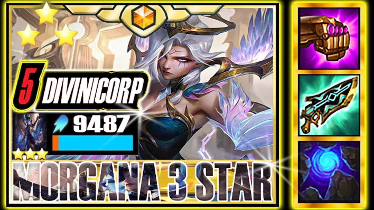 MORGANA 3-Star ⭐ ⭐ ⭐ =" Instant Win " TFT SET 14 #tft #teamfighttactics ...