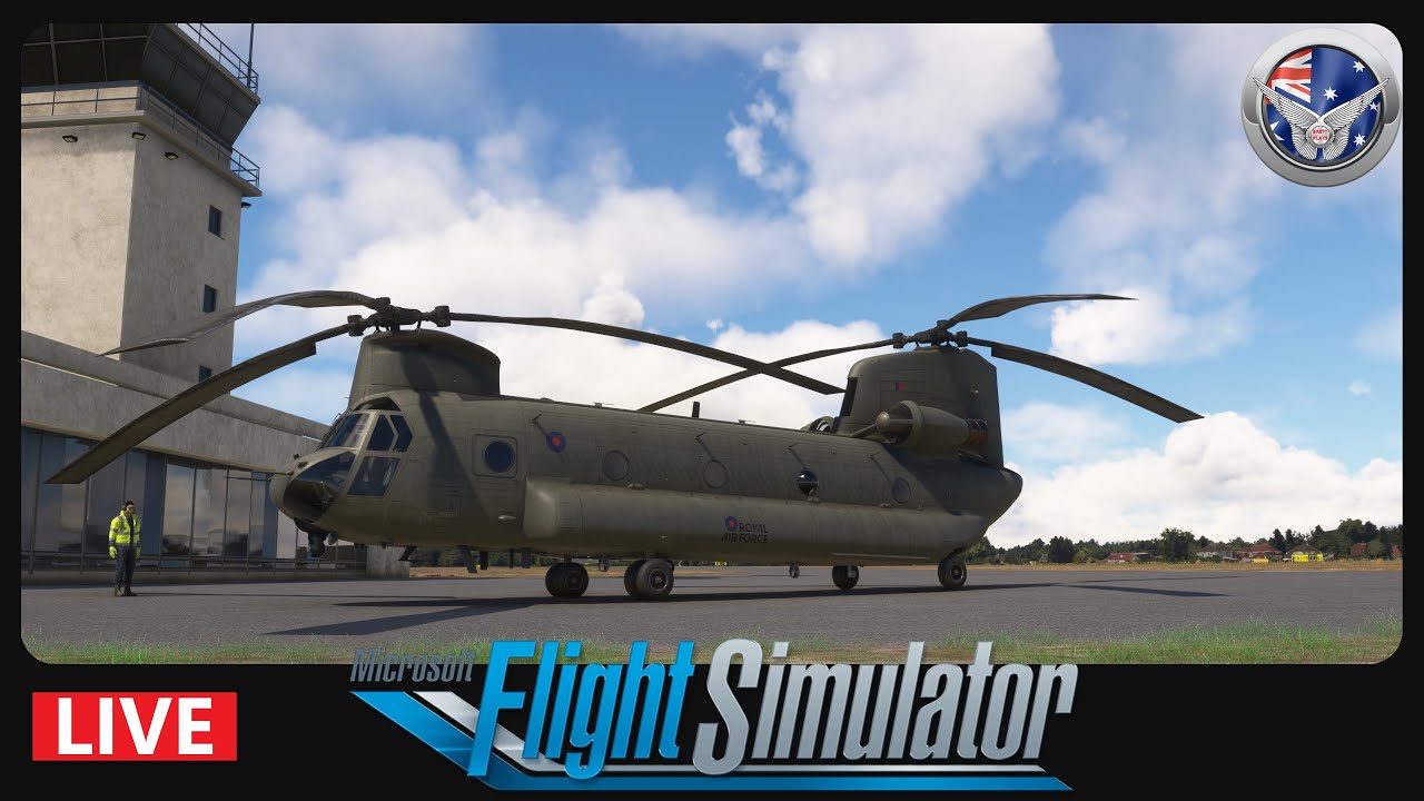UK RAF Chinook Group Flight - Microsoft Flight Simulator 2020 - YouTube