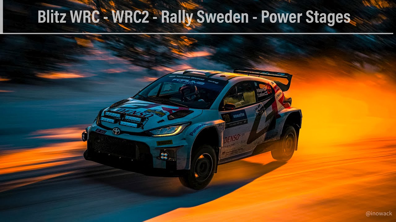 LIVE: WRC | Blitz WRC - WRC2 - Rally Sweden - Power Stages | Onboard ...