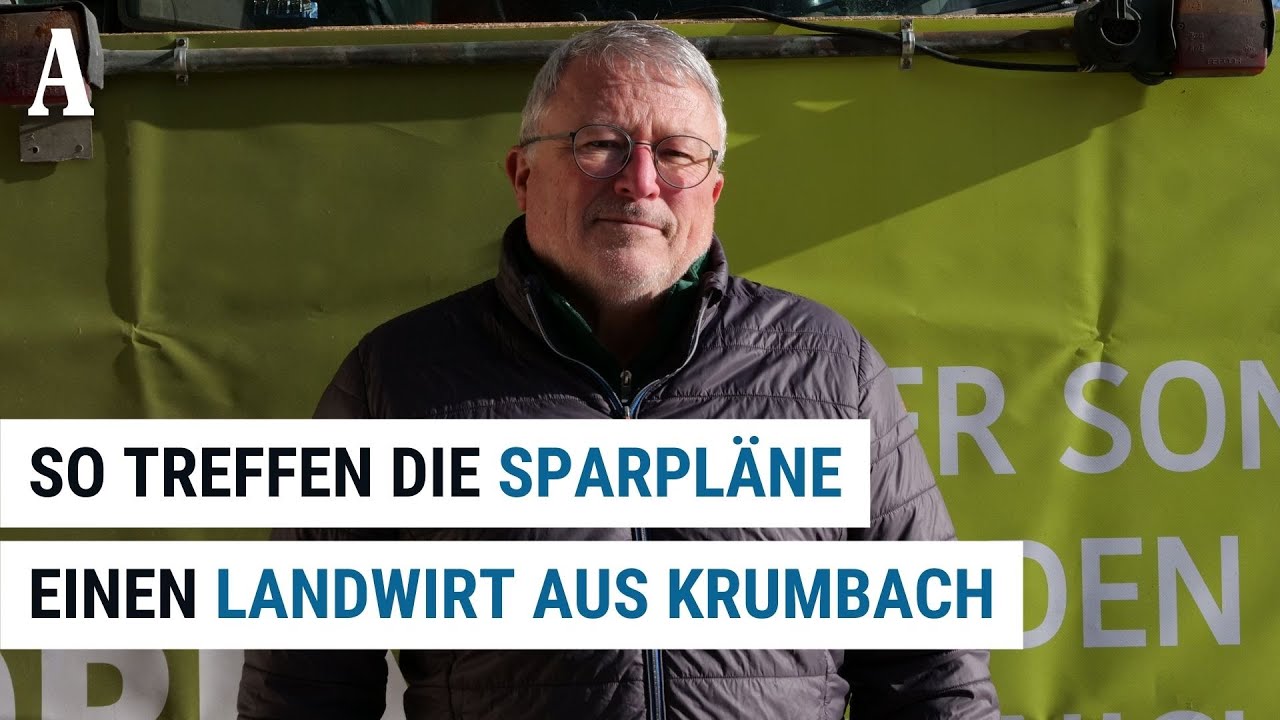 Demos gegen Ampelregierung: Warum Bauer Michael Wiedemann dabei ist ...