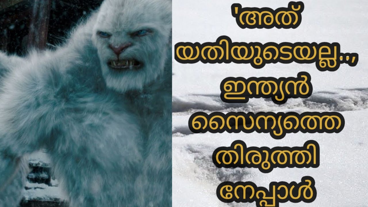 Is that Yeti's Footprint? yeti യുടെ ചിത്രങ്ങൾ പുറത്തുവിട്ട് ഇന്ത്യൻ ആ ...