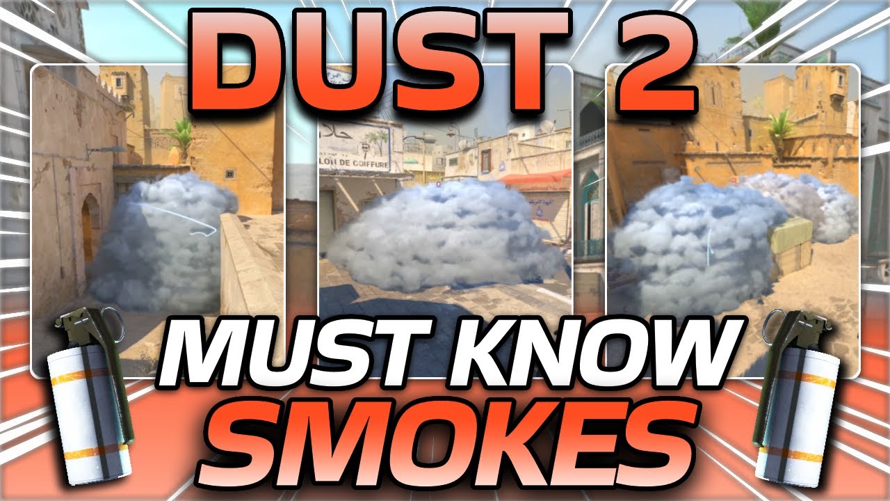 24 MUST KNOW SMOKES On DUST 2 in CS2 - YouTube