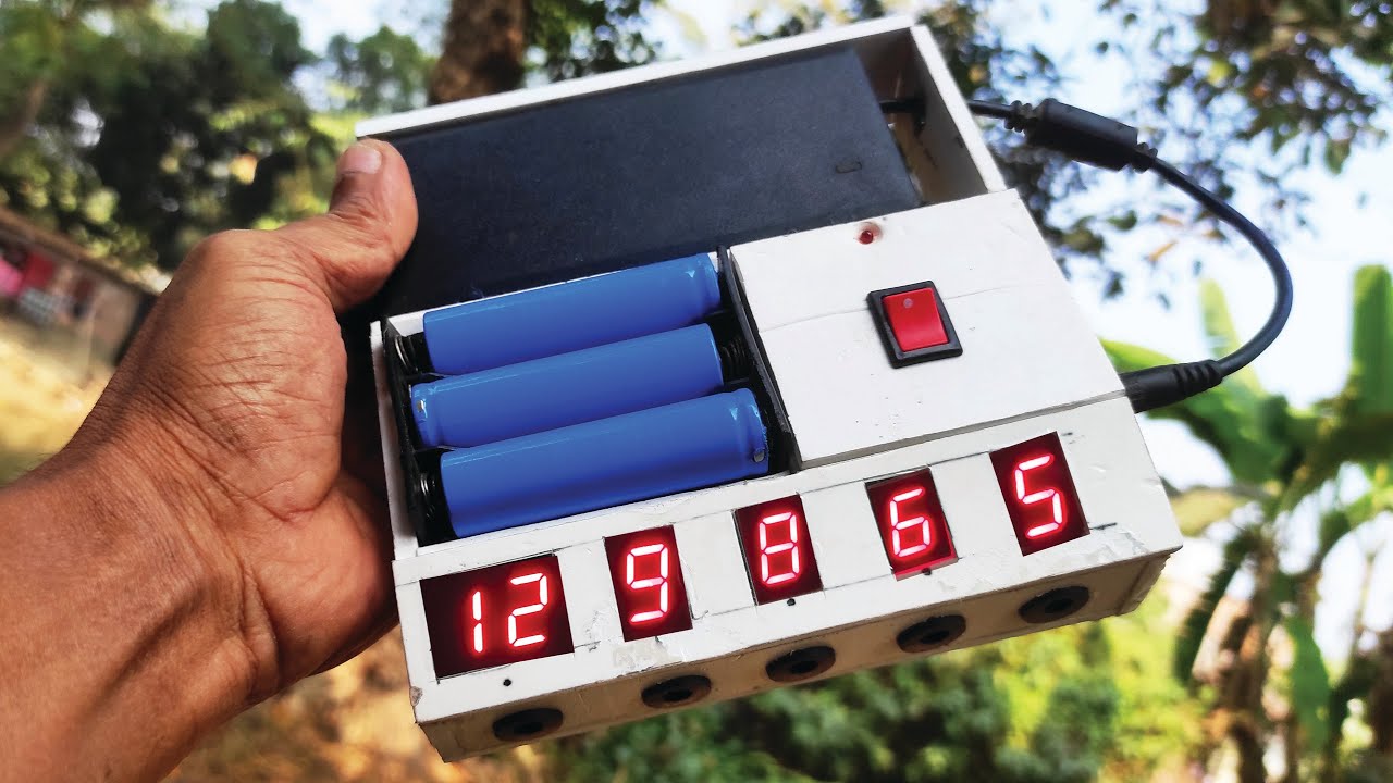 how to make Multi-Voltage power Module with Li-ion battery Charger ...