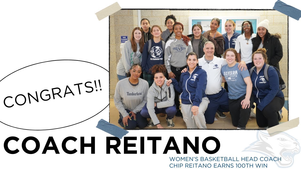Head Coach Chip Reitano earns his 100th Career Basketball Win - YouTube