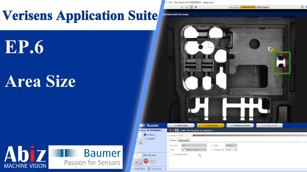 Verisens Application Suite EP.6 - Area Size - YouTube